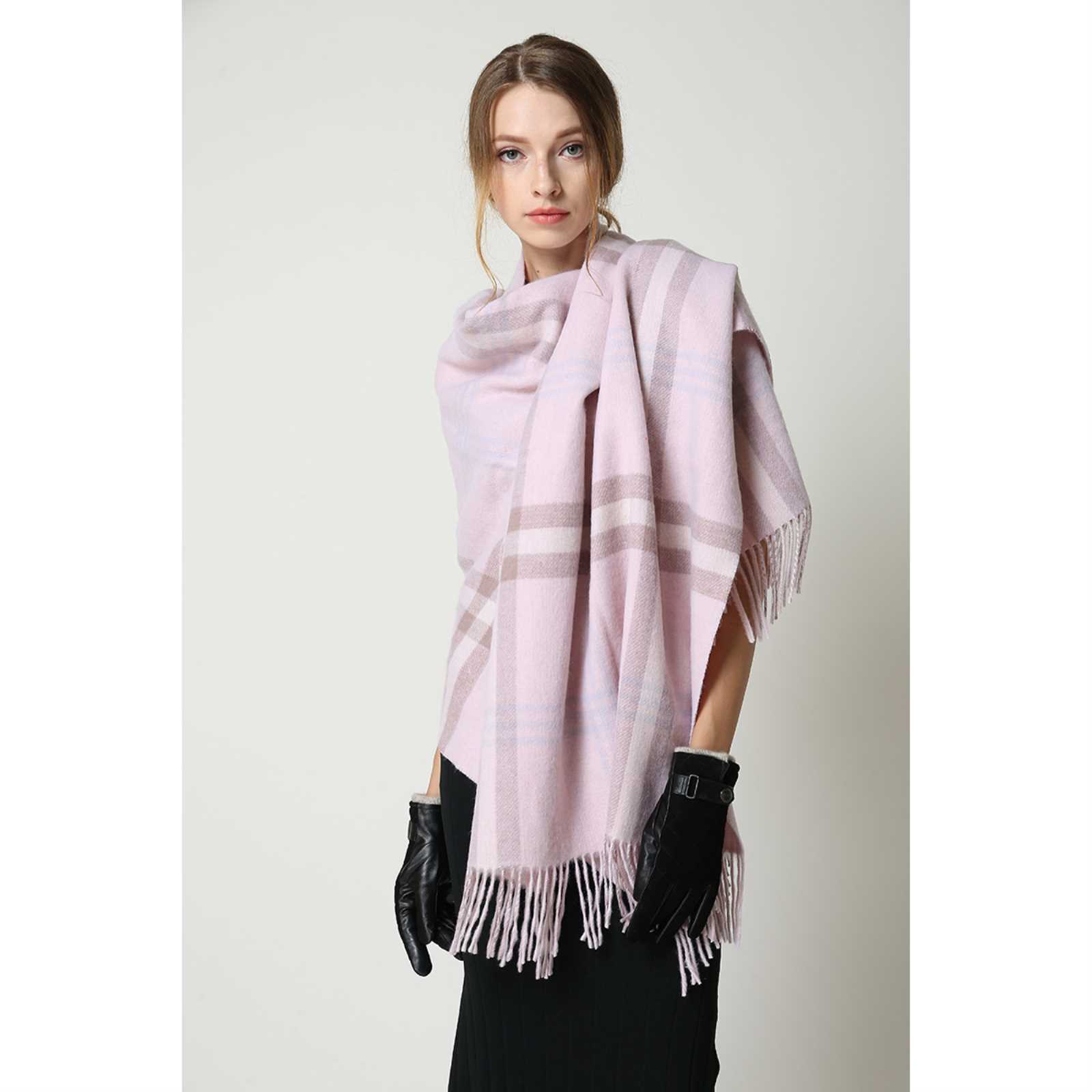 OZWEAR UGG 100% AUSTRALIAN MERINO WOOL SHAWL REVERSIBLE WRAP (206CM x ...